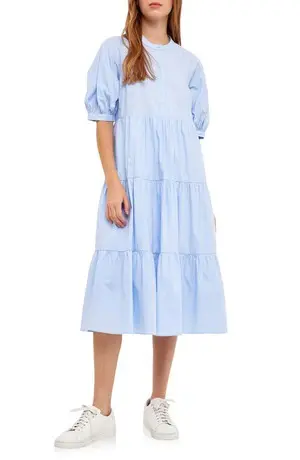 English Factory Button Up Day Dresses