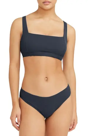 SEA LEVEL Sea Level Squareneck Bralette Bikini Top Storm Blue
