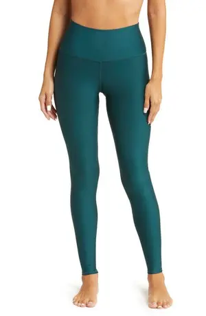 Alo Yoga Airlift High Waist Leggings Midnight Green