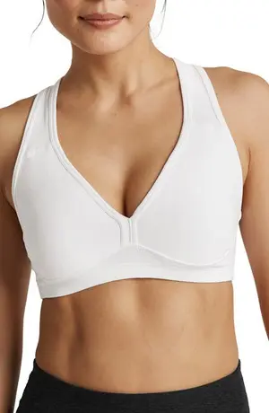 Beyond Yoga Impact Sports Bra - Cloud White