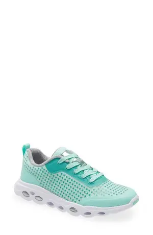 ARA Montclair Lace Up Sneakers - Turquoise