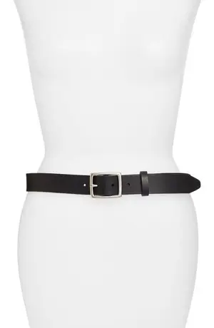 Rag & Bone Rag & Bone Suede Belt Jet Black