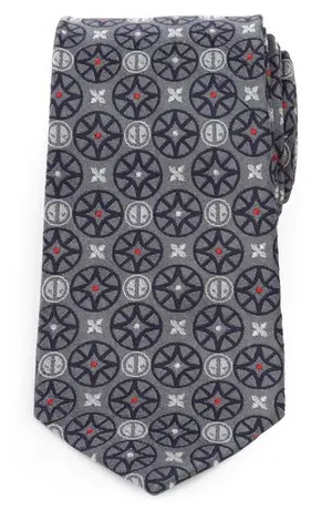 CUFFLINKS, INC. Deadpool Silk Tie - Gray