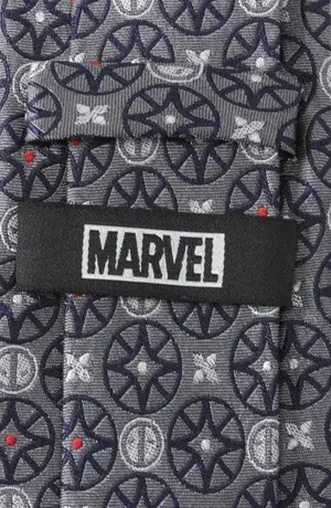 CUFFLINKS, INC. Deadpool Silk Tie - Gray