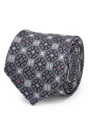 CUFFLINKS, INC. Deadpool Silk Tie - Gray