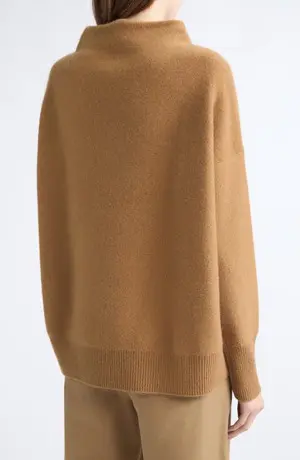 VINCE Vince. Boiled Cashmere Funnel Neck Pullover