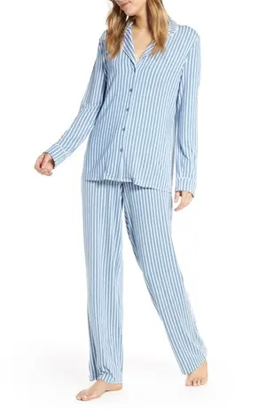Nordstrom Moonlight Pajamas Blue Veil Stripe