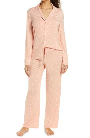 Nordstrom Moonlight Pajamas Coral Tide Sophie Dot