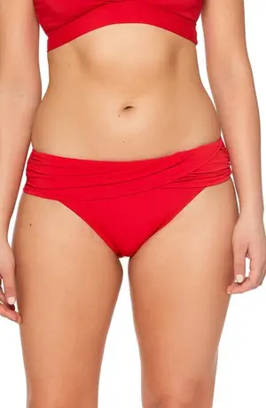 BLEU BY ROD BEATTIE BLEU BY ROD BEATTIE Twisted Hipster Bikini Bottom Ginger