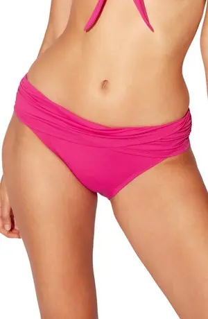 BLEU BY ROD BEATTIE BLEU BY ROD BEATTIE Twisted Hipster Bikini Bottom Think Pink