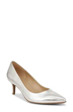 Naturalizer Everly Pumps - Silver Leather
