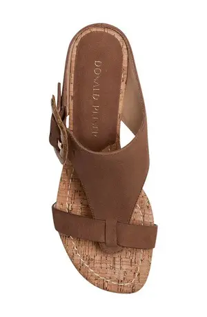 DONALD PLINER Ofelia Embossed Leather Sandals