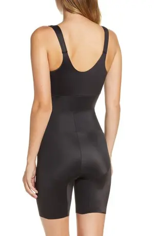 TC Shapewear Back Magic® Open-bust Thigh Slimming Bodysuit - Black