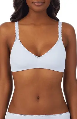 ON GOSSAMER Stretch Cotton Bralette Light Breeze