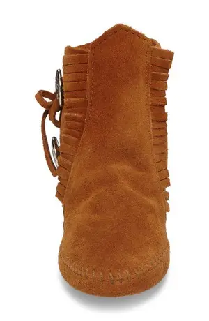 Minnetonka Two-button Softsole Bootie - Brown
