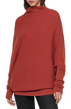 ALLSAINTS Ridley Funnel Neck Wool & Cashmere Sweater