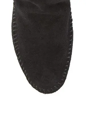 Minnetonka Two-button Hardsole Bootie - Black