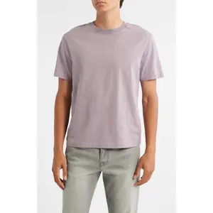 FRAME Logo Cotton T-shirt Old Lavender