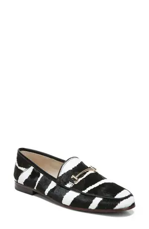 Sam Edelman Lior Loafer Ivory/ Black Leather