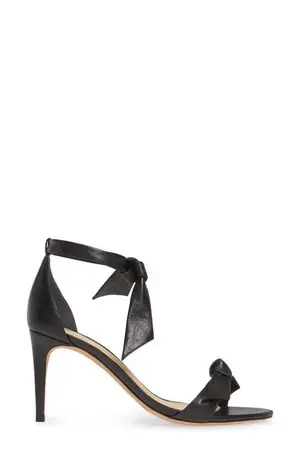 ALEXANDRE BIRMAN Clarita Ankle Tie Sandal - Black Leather