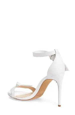 ALEXANDRE BIRMAN Clarita Ankle Tie Sandal - White Leather