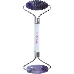 SKIN GYM Amethyst 2d Textured & Smooth Facial Roller - No Color