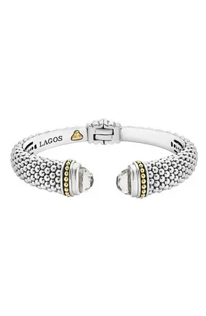 Lagos Rittenhouse Cuff - Silver/white Topaz