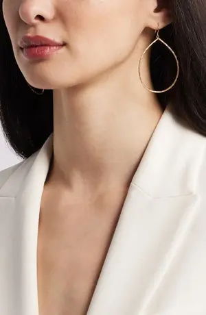 Nordstrom Textured Teardrop Earrings