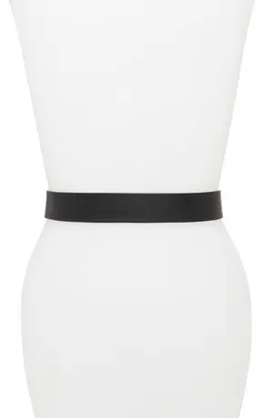 Rag & Bone Rebound Leather Belt - Blk