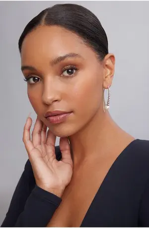 Lagos Threader Pearl Earrings