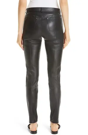 Lafayette 148 New York Mercer Nappa Leather Pants