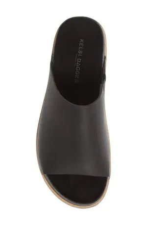KELSI DAGGER BROOKLYN Squish Slide Sandal - Black