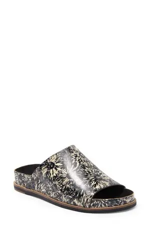 KELSI DAGGER BROOKLYN Squish Slide Sandal Sunflower Leather
