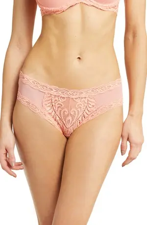 Natori Feathers Hipster Briefs Cantaloupe