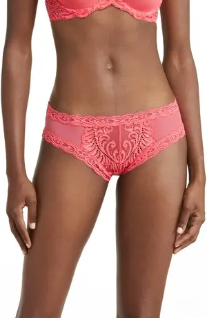 Natori Feathers Hipster Briefs Hibiscus