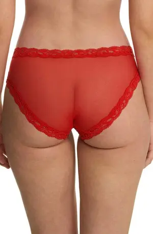 Natori Feathers Hipster Briefs - Paprika