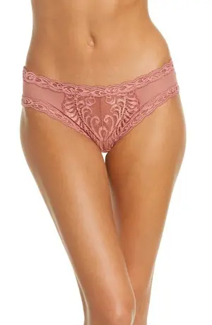 Natori Feathers Hipster Briefs Sandy Rose