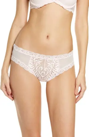 Natori Feathers Hipster Briefs Sheer Pink