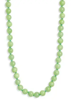 Nest Jewelry Beaded Necklace - Green