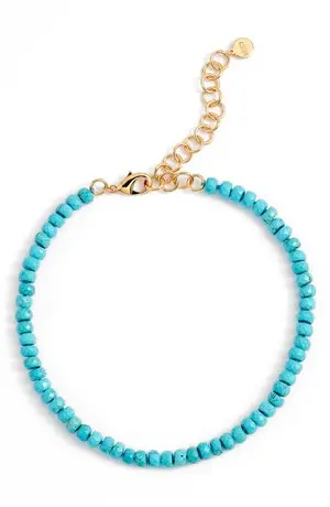 Nest Jewelry Beaded Necklace Turquoise