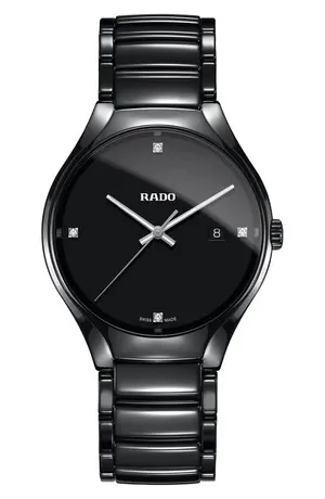 RADO RADO True Diamond Ceramic Bracelet Watch Black