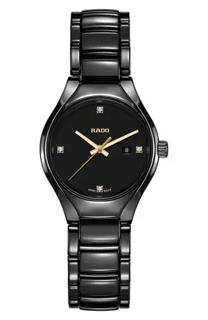 RADO True Diamond Ceramic Bracelet Watch - Titanium