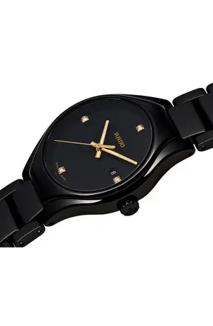 RADO True Diamond Ceramic Bracelet Watch - Titanium