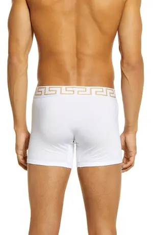 Versace 2-pack Greca Border Boxers - White