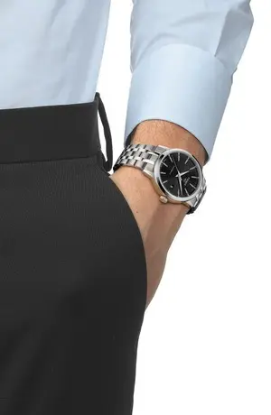 TISSOT Classic Dream Automatic Bracelet Watch - Black