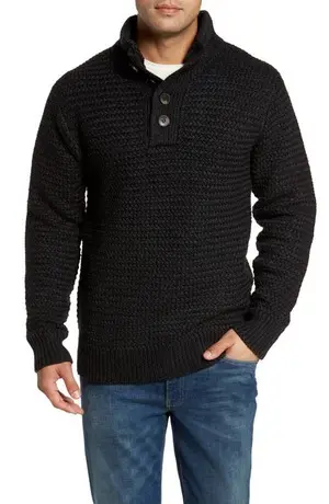 SCHOTT Military Henley Sweater