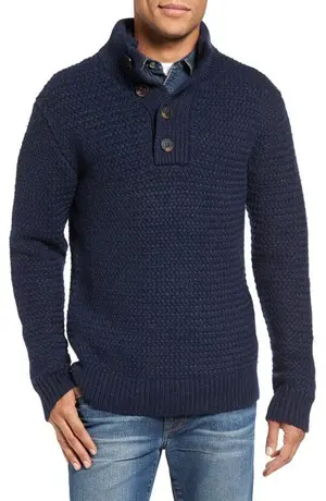 Schott Button Detailed Sweaters For Men