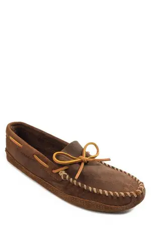 Minnetonka Suede Sole Loafer