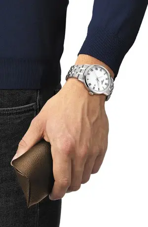 TISSOT Classic Dream Stainless Steel Bracelet Watch - White