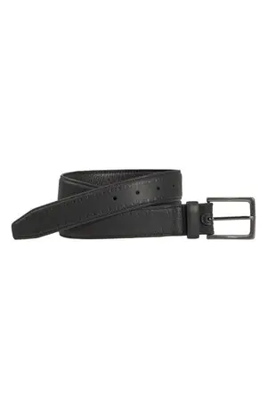 Johnston & Murphy Johnston & Murphy Xc4 Perforated Leather Belt Black Leather